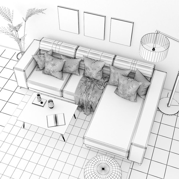 - pack living 3D model - TurboSquid 1582123