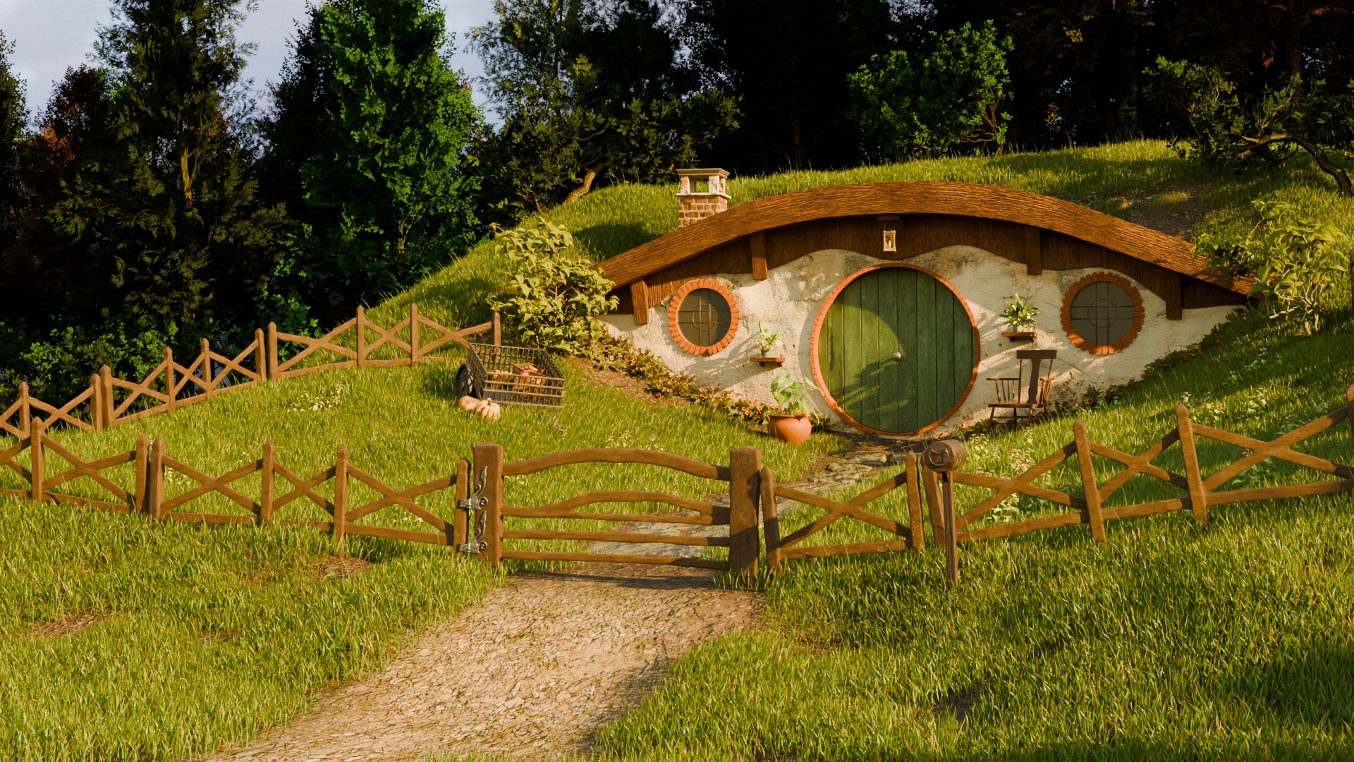 Hobbit House 3D - TurboSquid 2324255