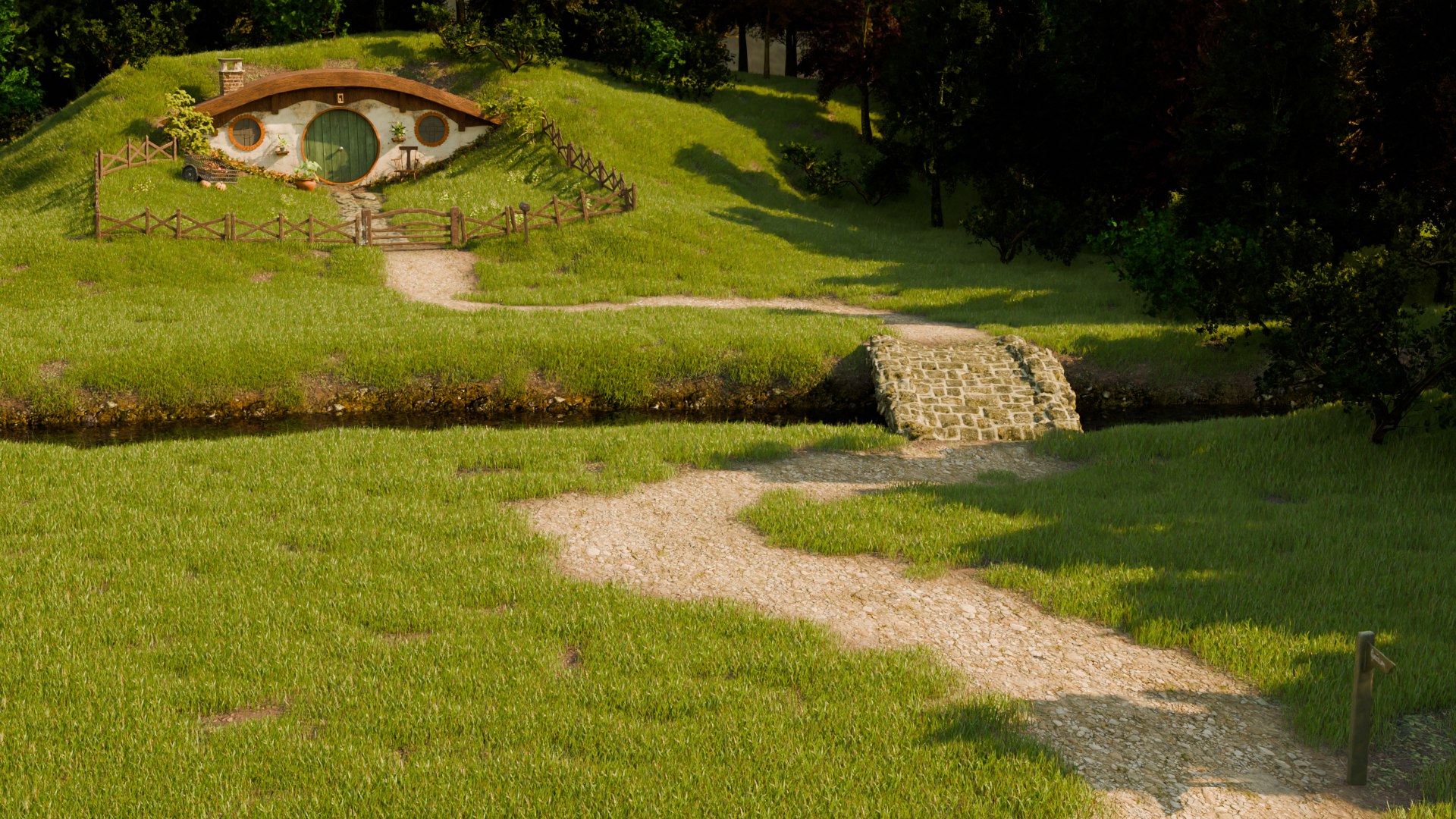 Hobbit House 3D - TurboSquid 2324255