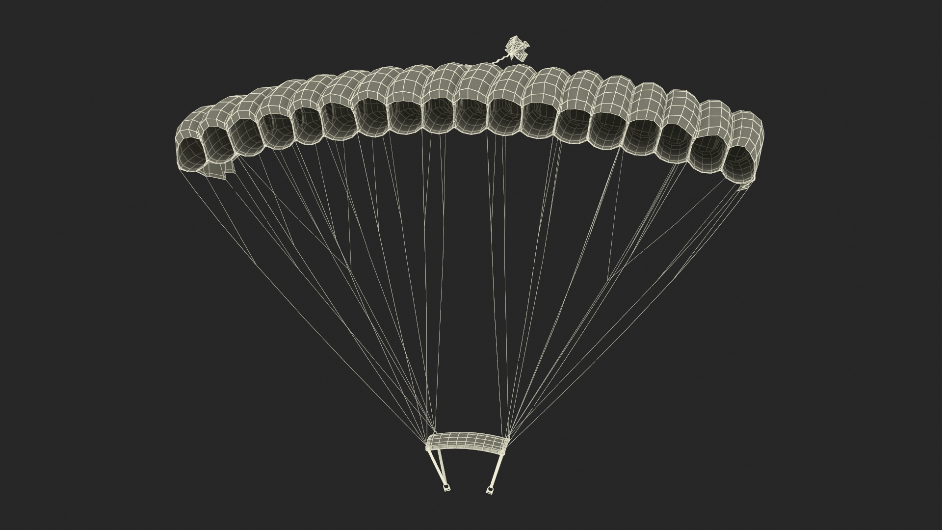 3d Ram Air Parachute Turbosquid 2219456