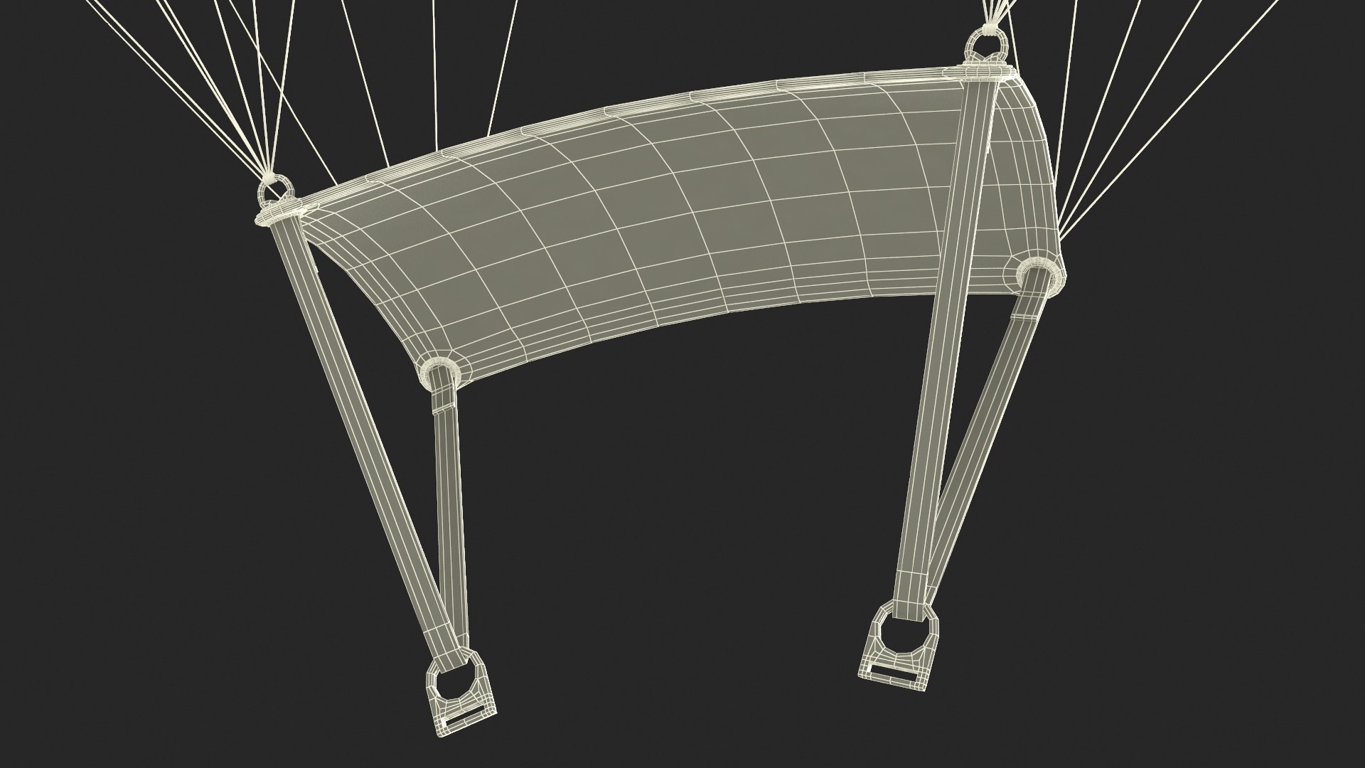 3D Ram Air Parachute - TurboSquid 2219456