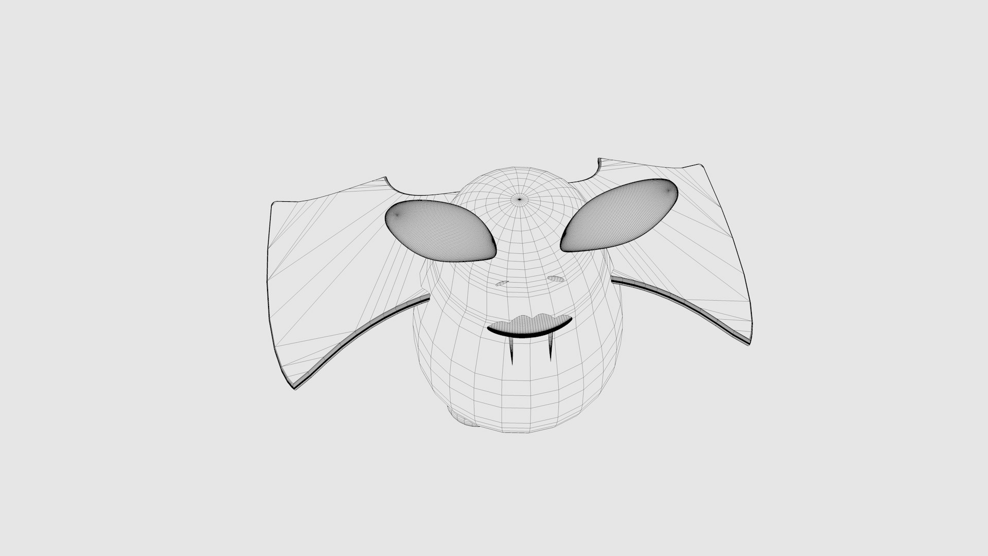 3D Looping Cute Cartoon Bat Wings - TurboSquid 1526075