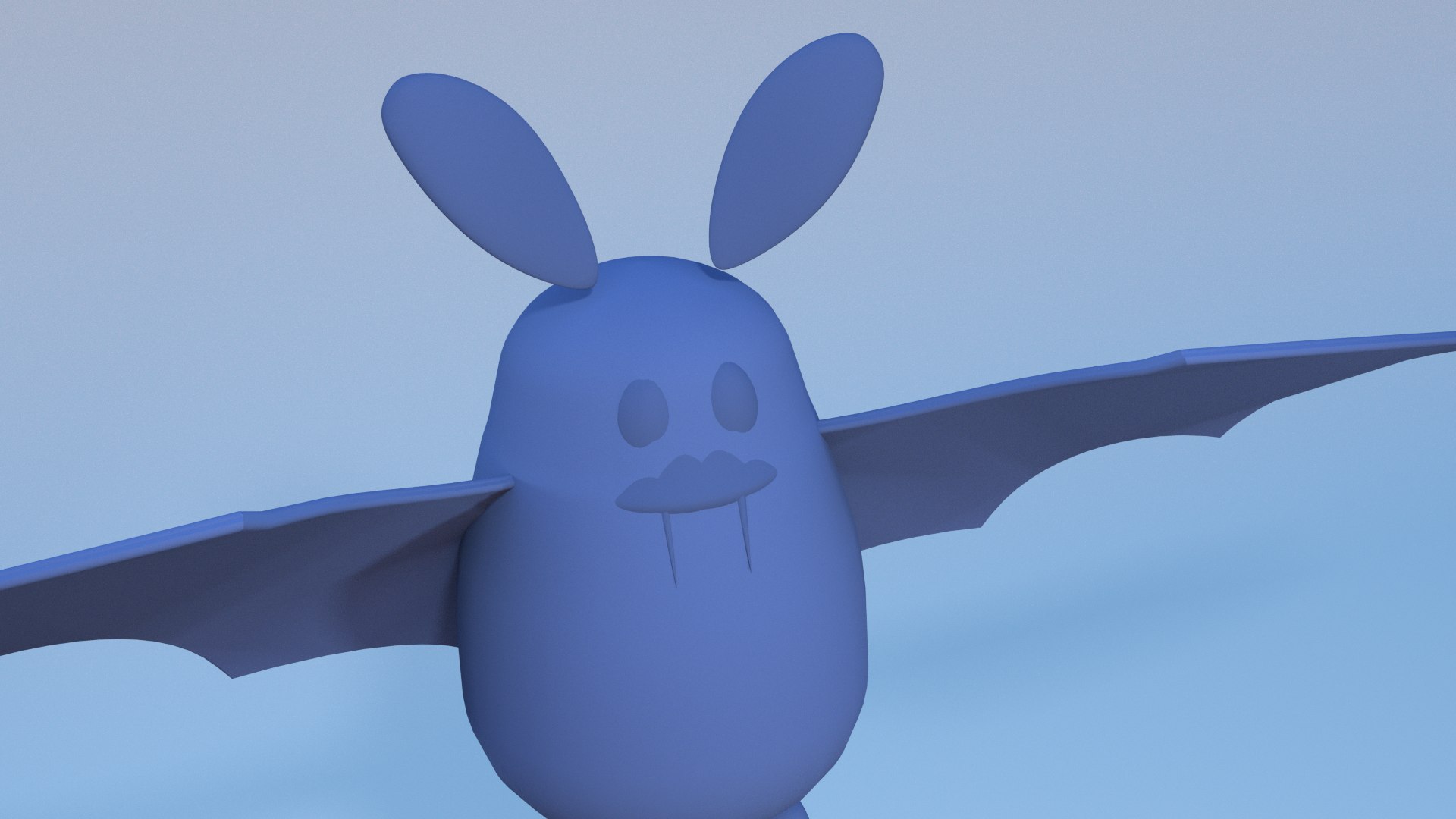 3D Looping Cute Cartoon Bat Wings - TurboSquid 1526075