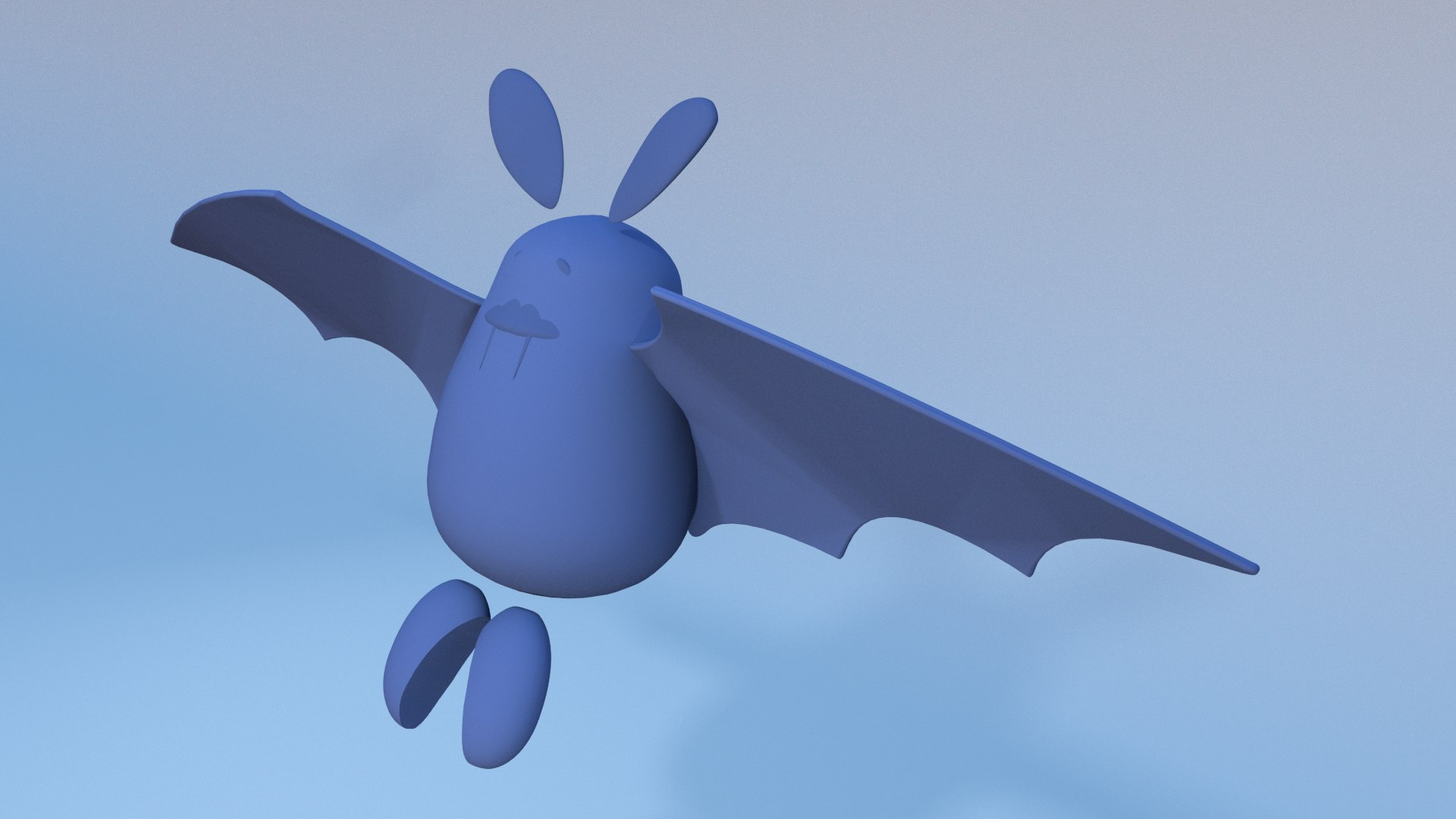 3D Looping Cute Cartoon Bat Wings - TurboSquid 1526075