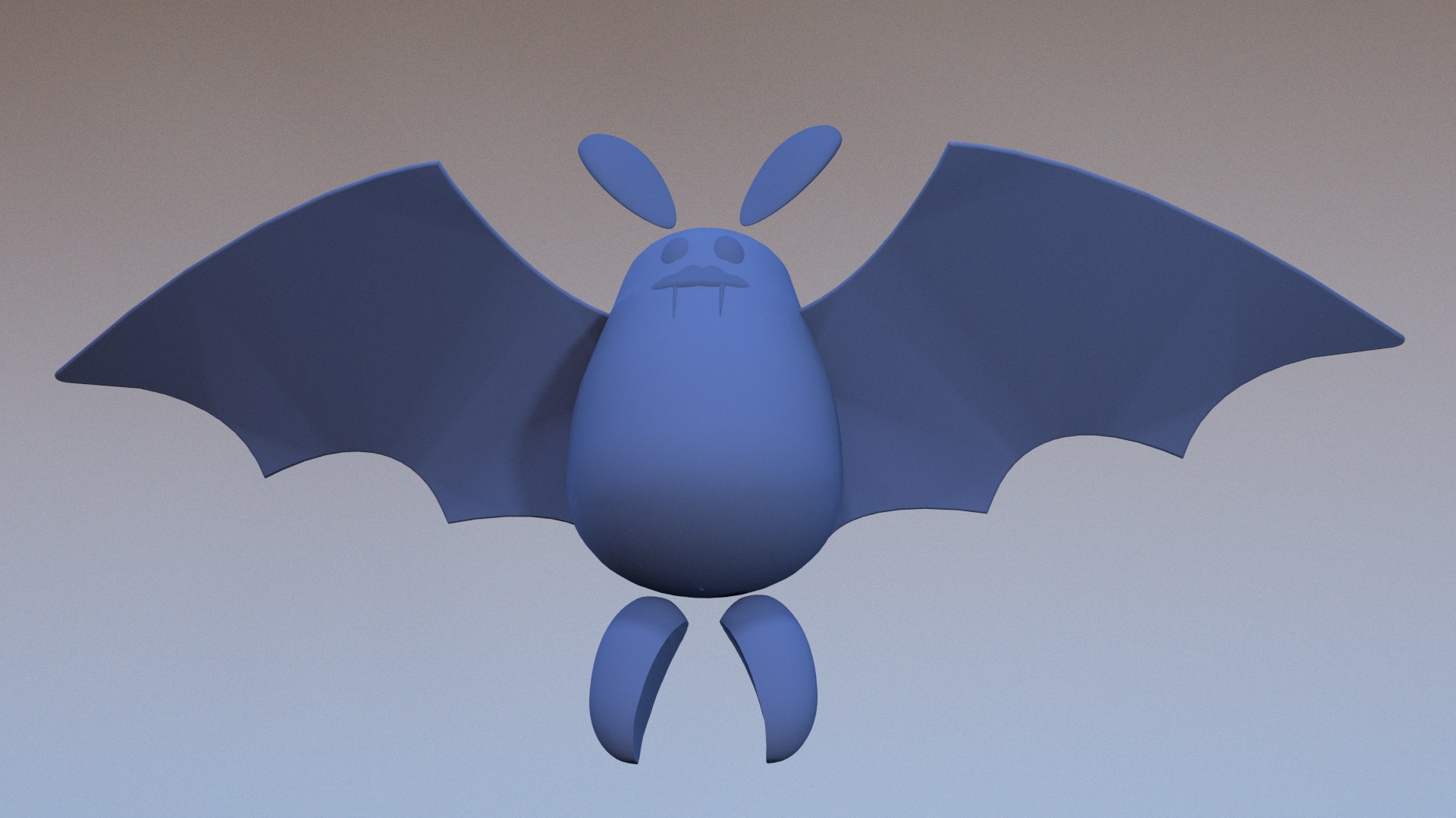 3D Looping Cute Cartoon Bat Wings - TurboSquid 1526075