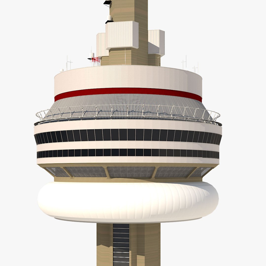 Cn Tower 3d Model