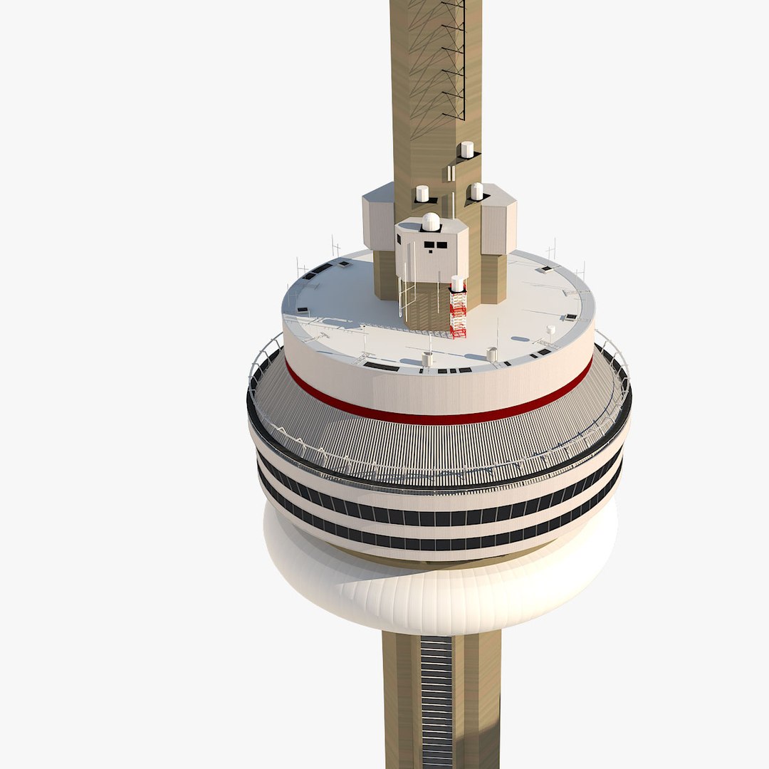 Cn Tower 3d Model