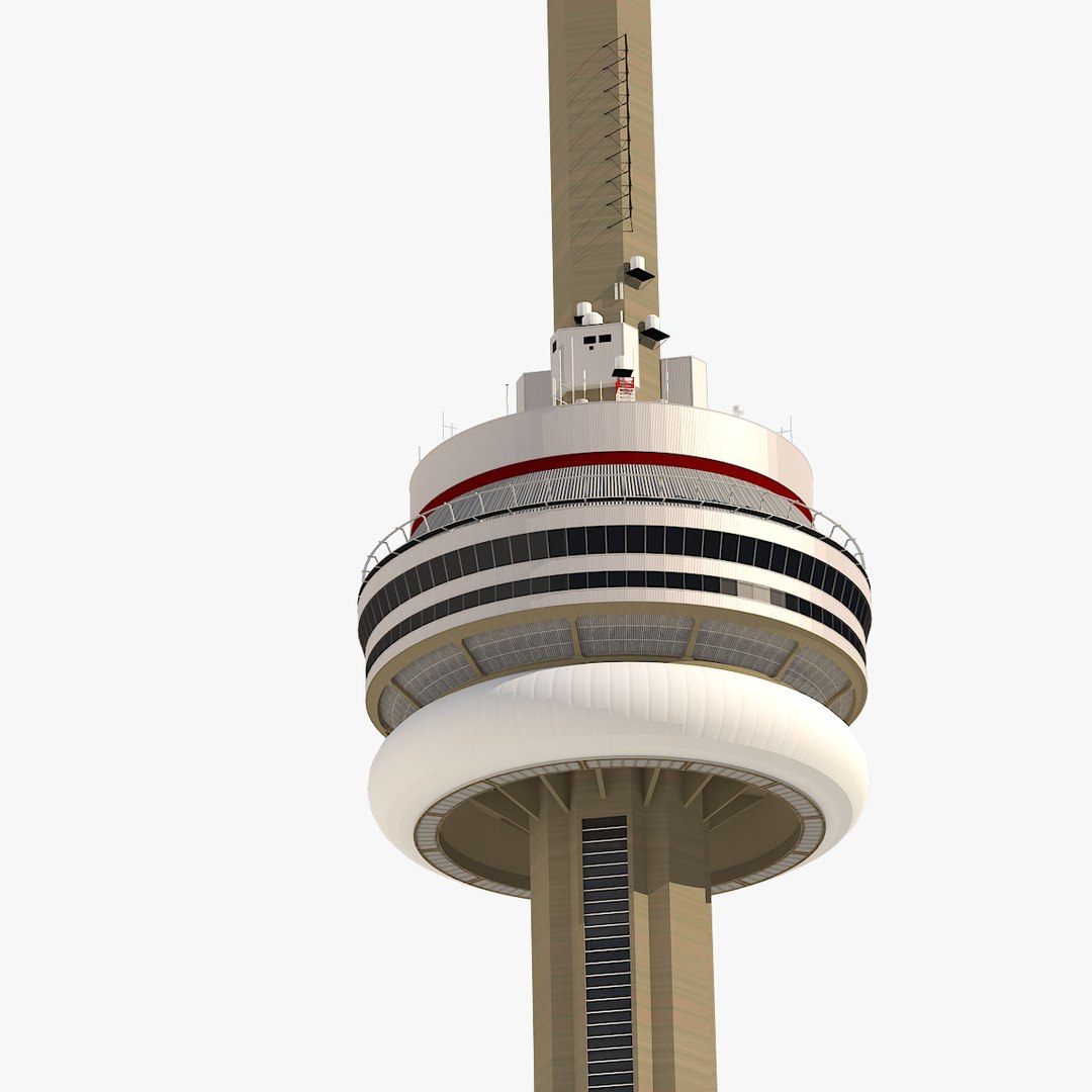 cn tower 3d model
