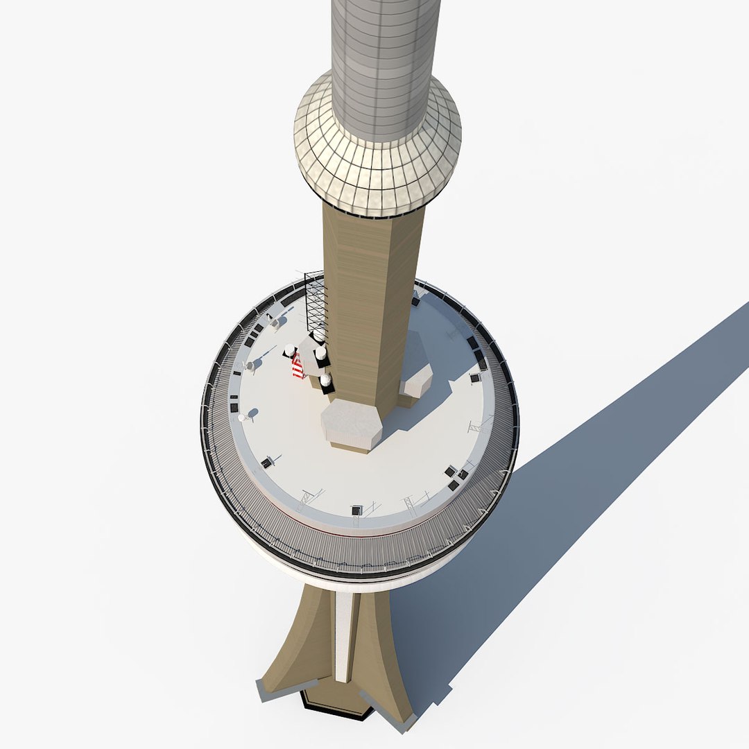 Cn Tower 3d Model