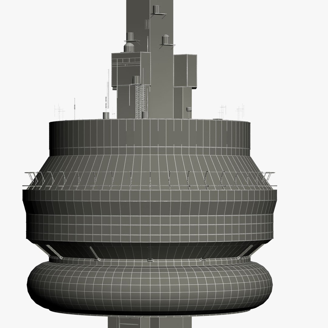 Cn Tower 3d Model