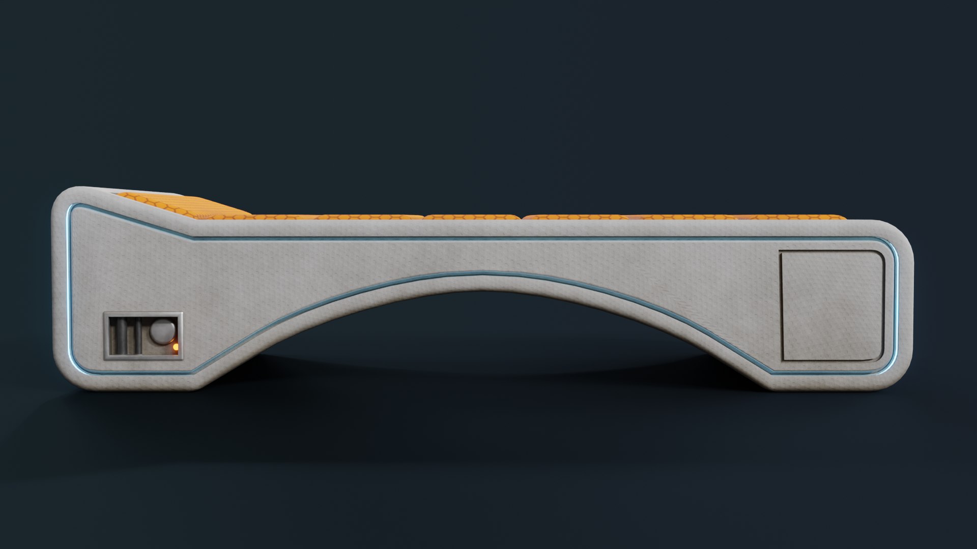 Sci Fi Bed 3D - TurboSquid 1850653