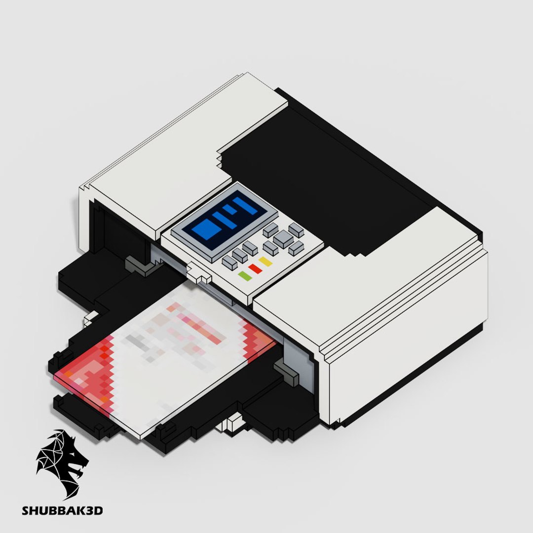 3D Voxel Electronics Pack 20 Items - TurboSquid 2022834