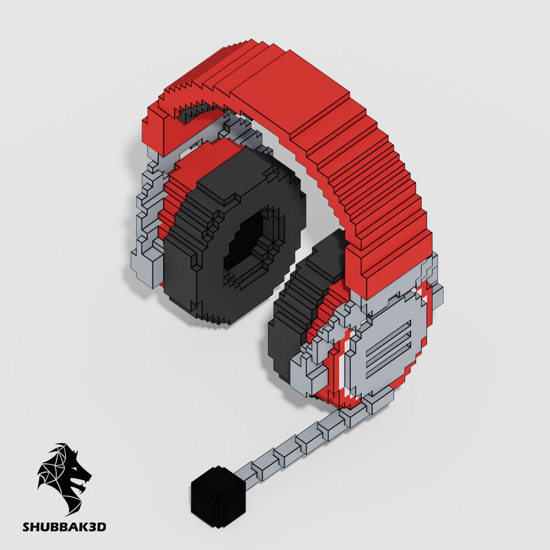 3D Voxel Electronics Pack 20 Items - TurboSquid 2022834