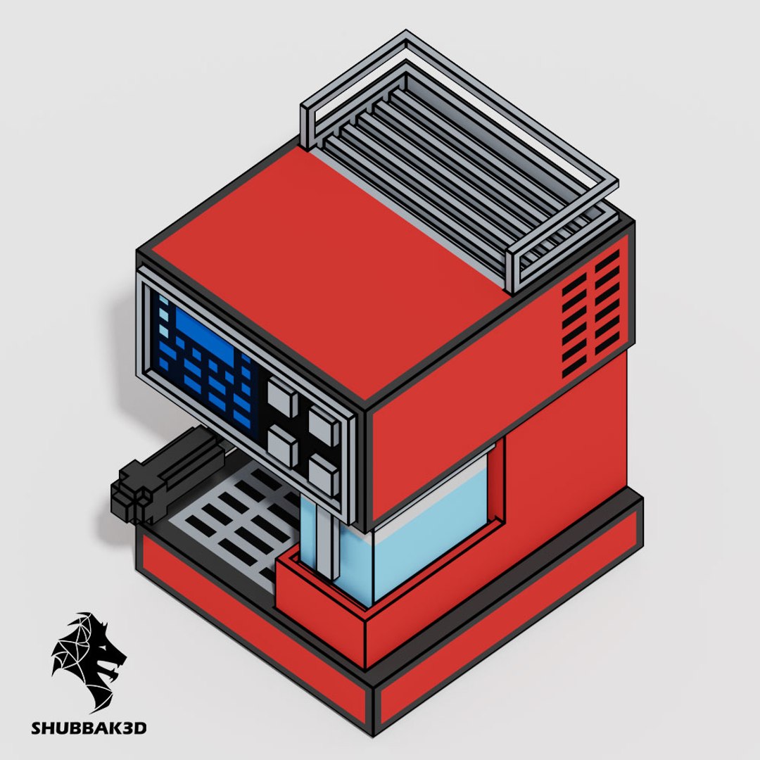 3D Voxel Electronics Pack 20 Items - TurboSquid 2022834
