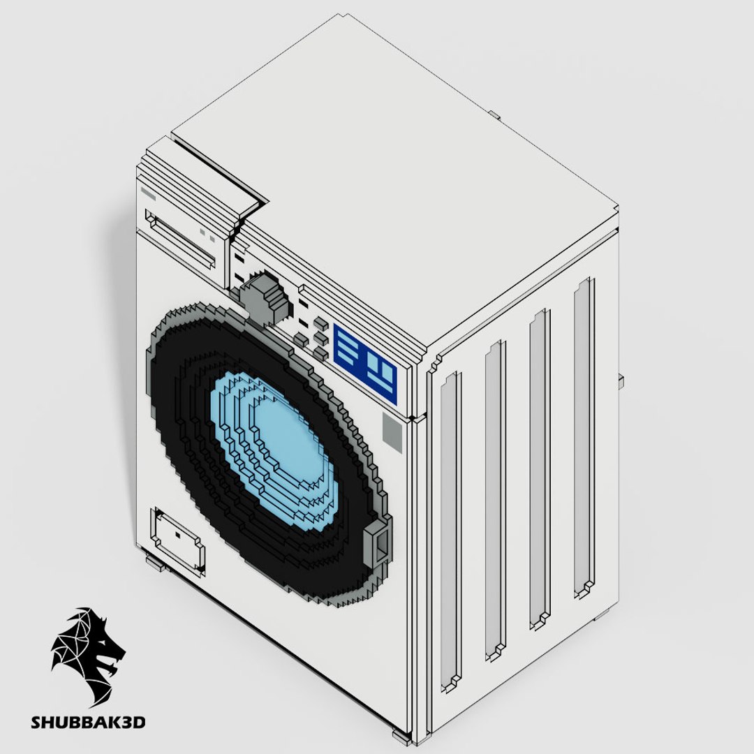 3D Voxel Electronics Pack 20 Items - TurboSquid 2022834