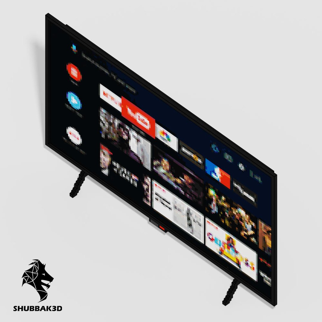 3D Voxel Electronics Pack 20 Items - TurboSquid 2022834