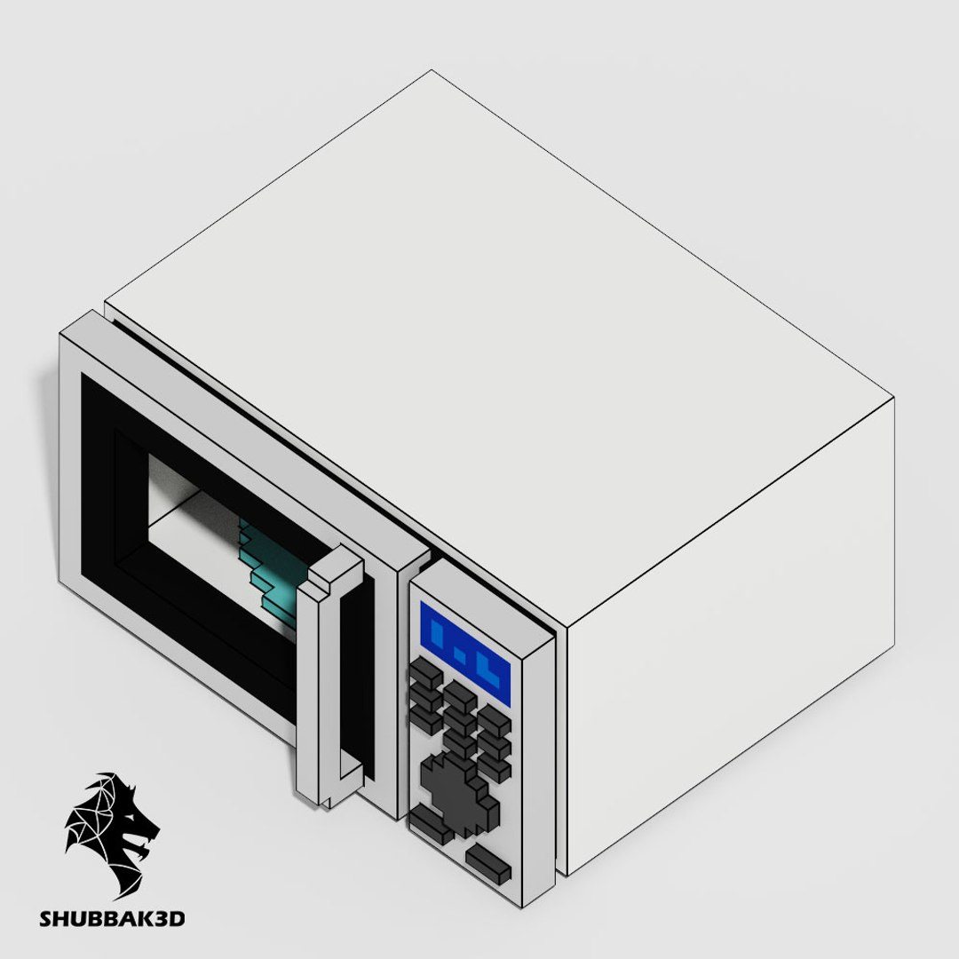 3D Voxel Electronics Pack 20 Items - TurboSquid 2022834