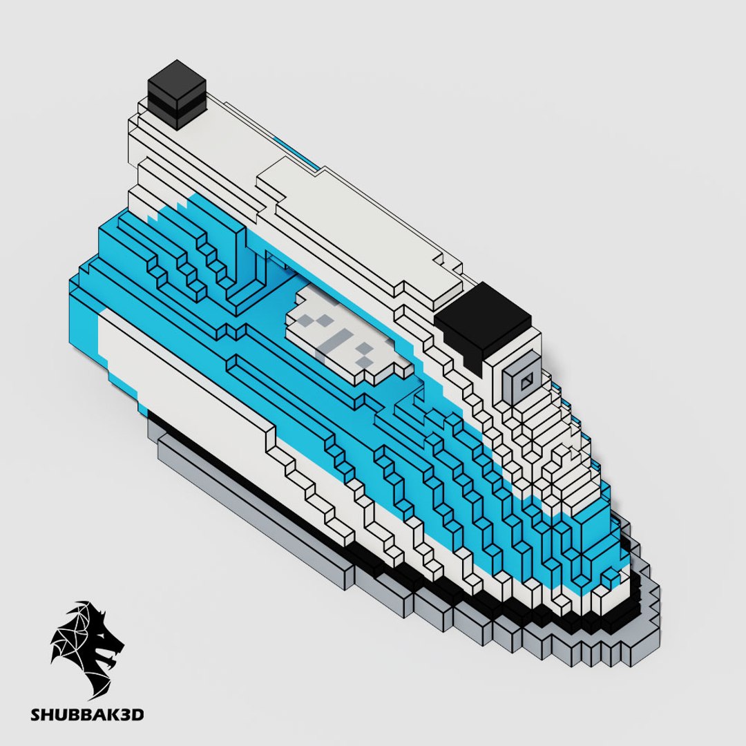 3D Voxel Electronics Pack 20 Items - TurboSquid 2022834