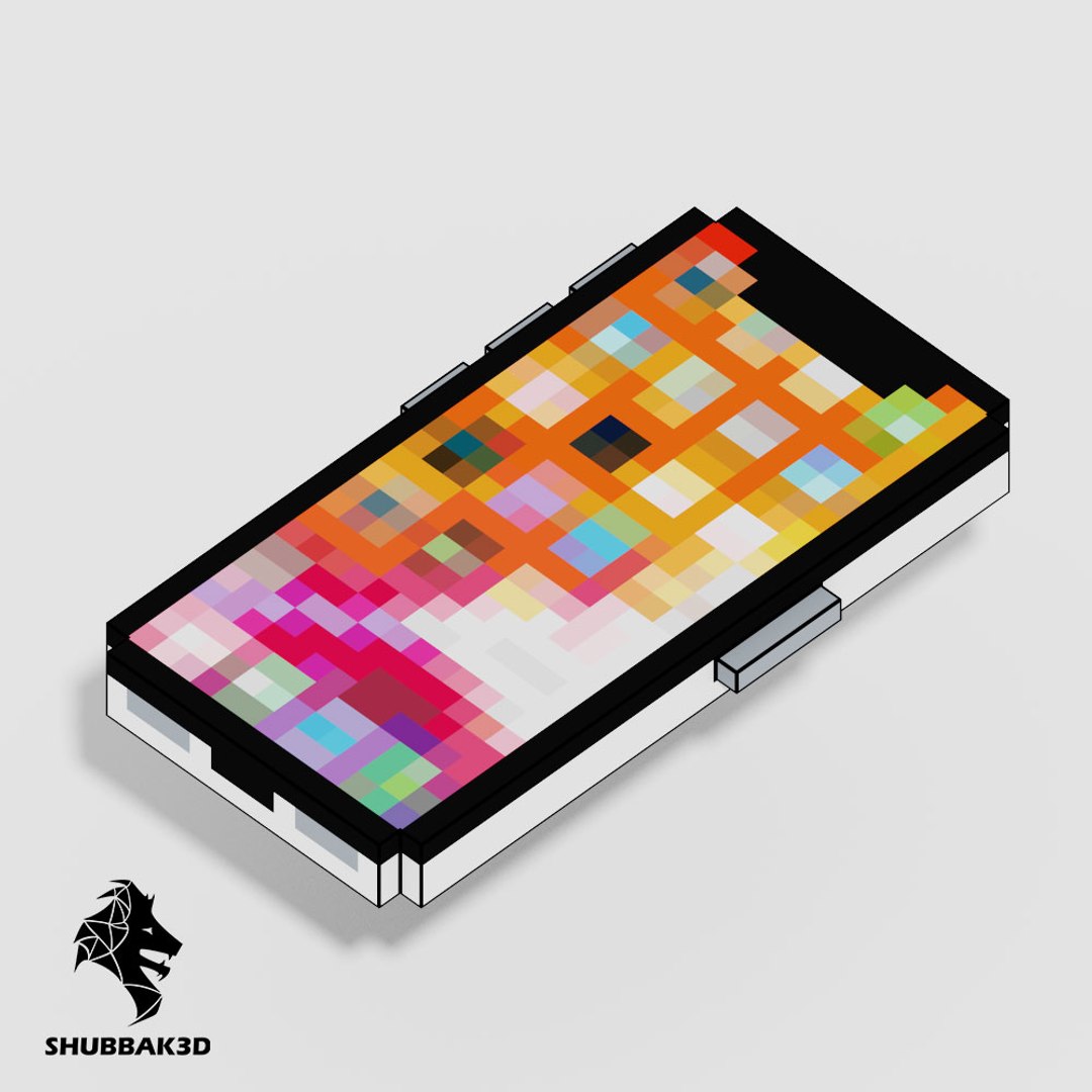 3D Voxel Electronics Pack 20 Items - TurboSquid 2022834