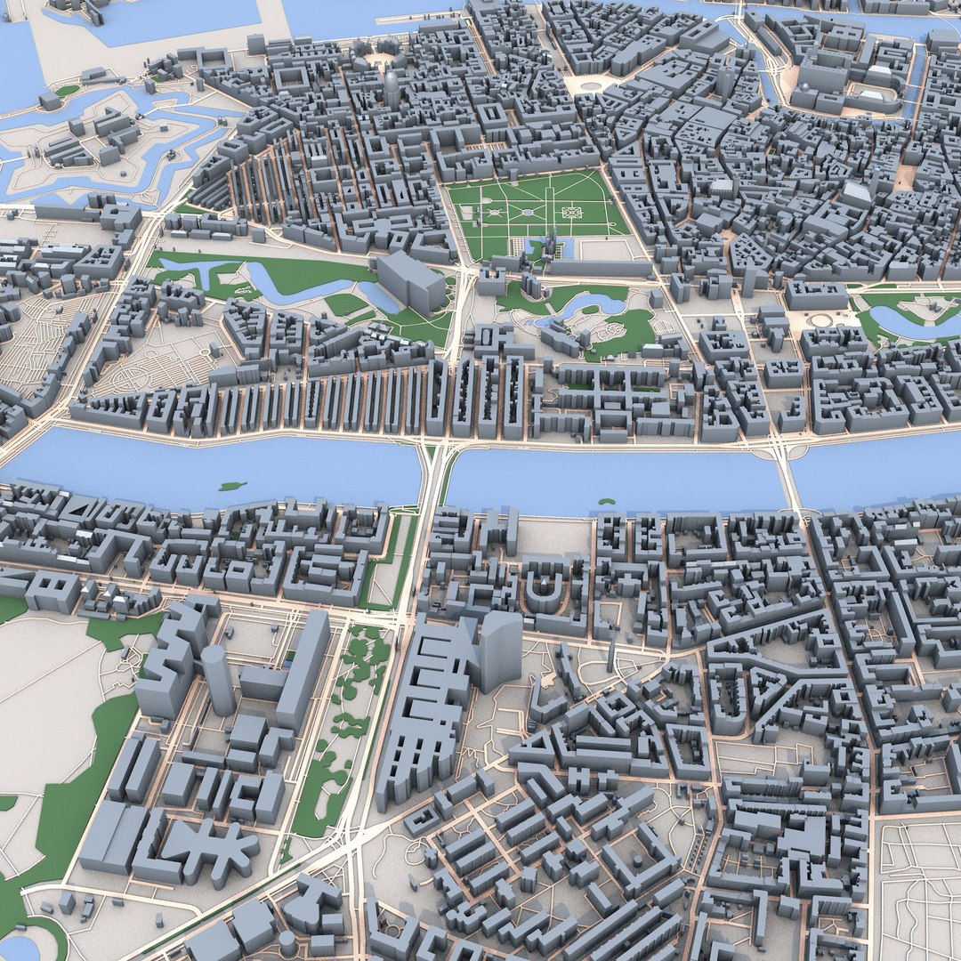 Copenhagen City Denmark 3D Model - TurboSquid 2298478