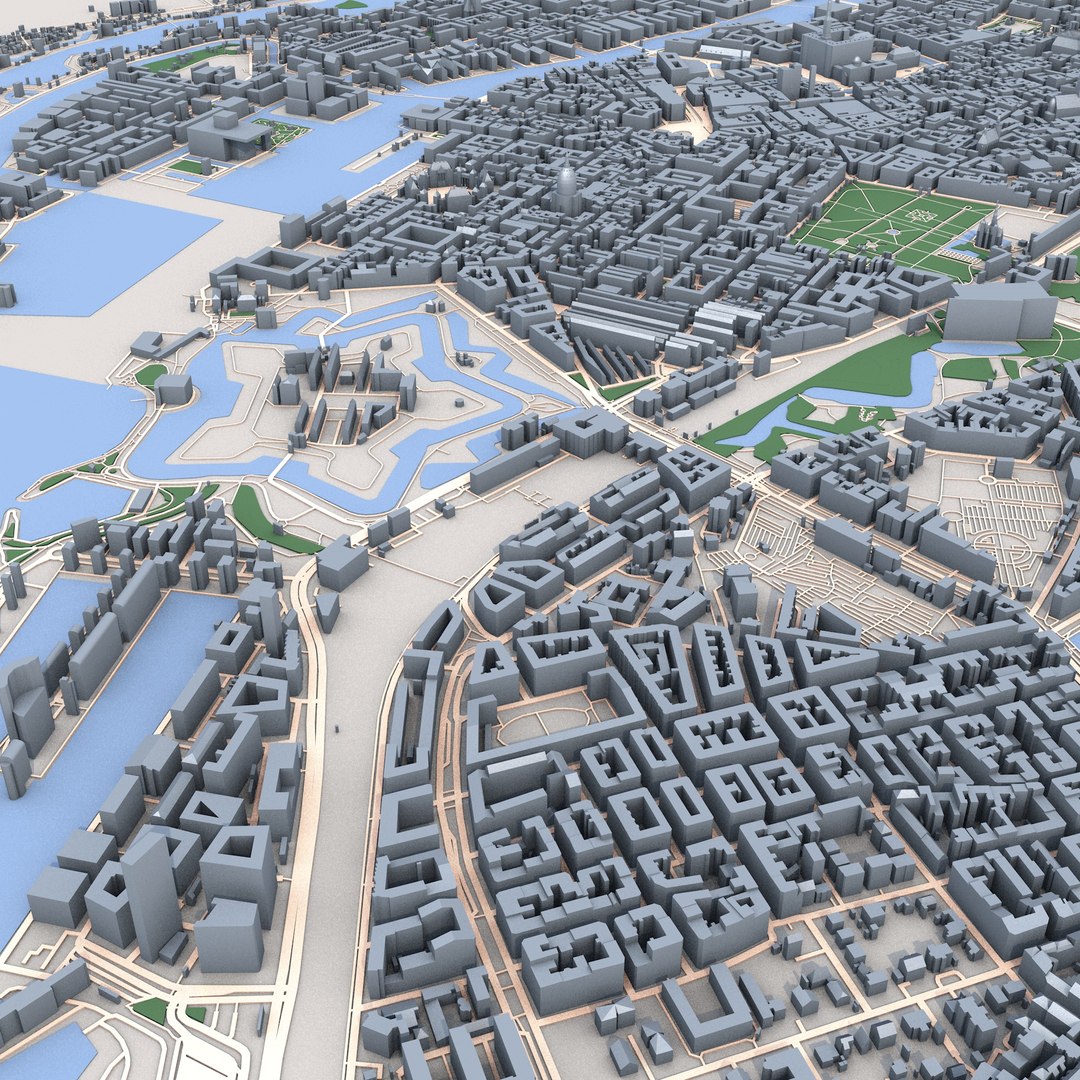 Copenhagen City Denmark 3D Model - TurboSquid 2298478