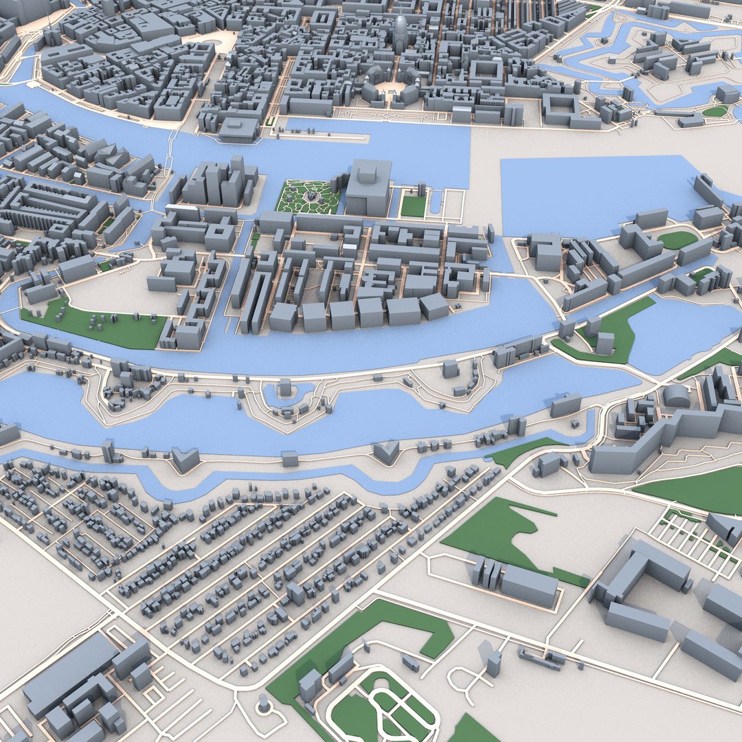 Copenhagen City Denmark 3D Model - TurboSquid 2298478