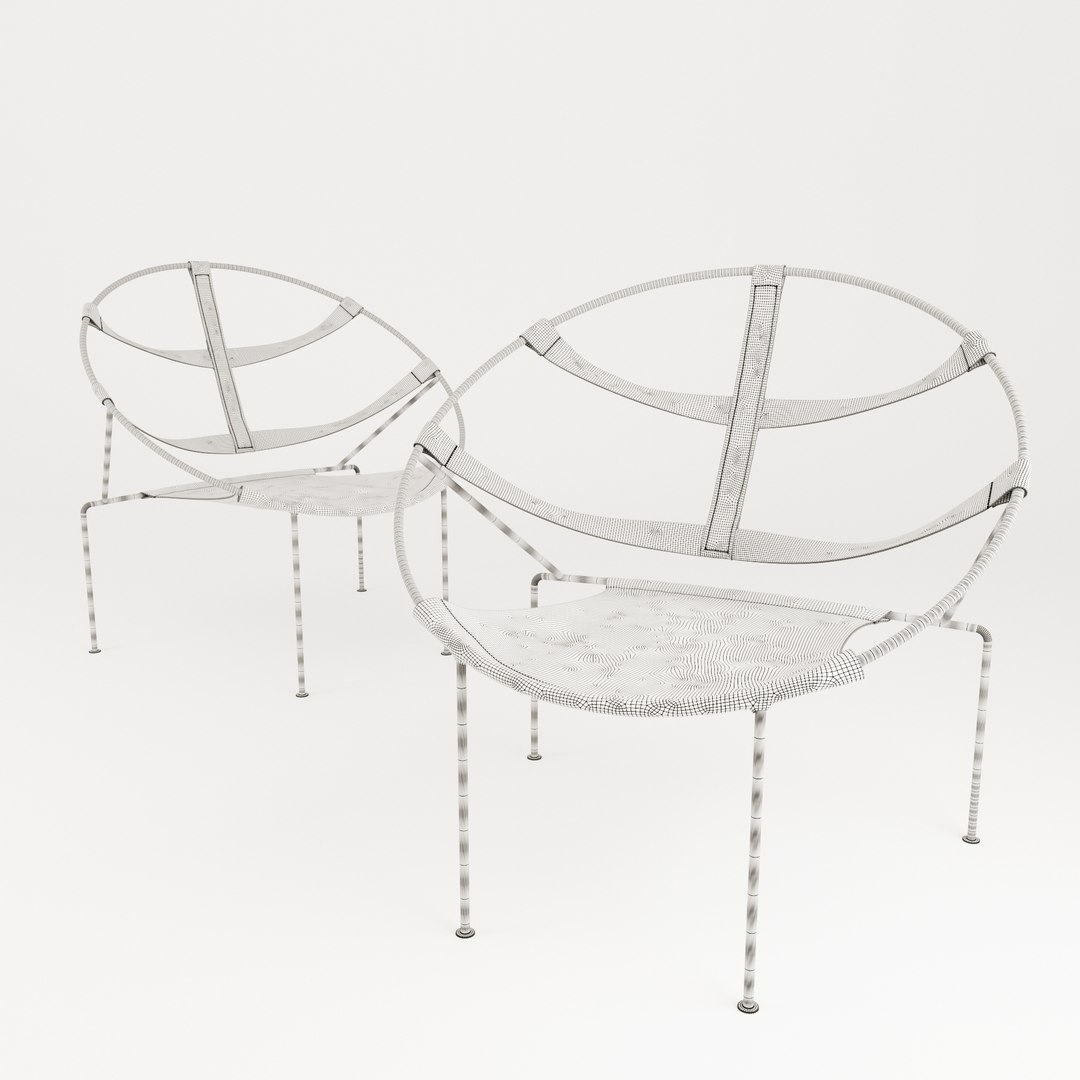 Fdc1 armchair chair 3D model - TurboSquid 1258917