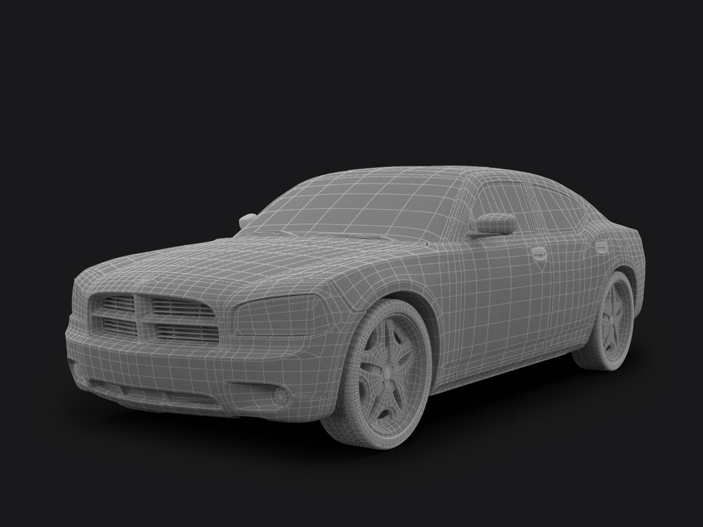 3D Dodge Charger Model - TurboSquid 1254145