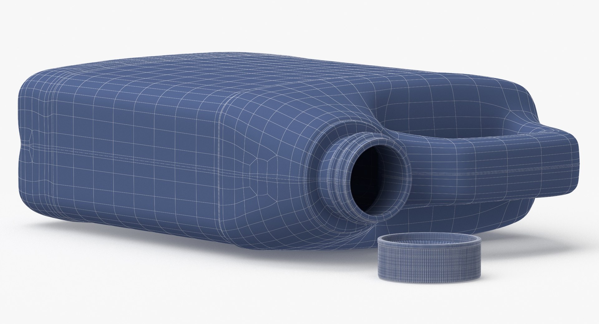 Plastic F Style Bottle 32oz 02 3D model - TurboSquid 1772394