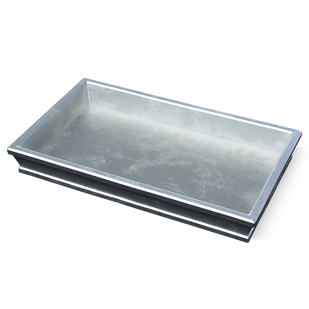 Metal Tray 3D Model - TurboSquid 1514075