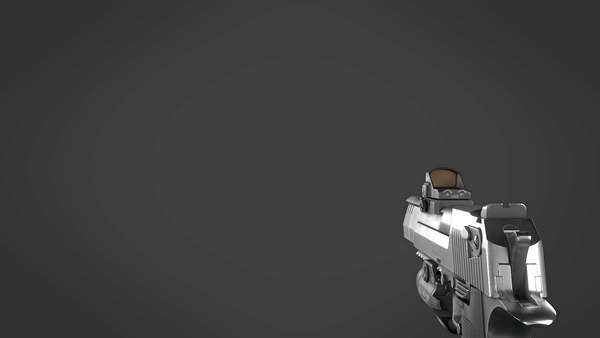 modelo 3d Desert Eagle con modificaciones y máscaras - TurboSquid 1782568