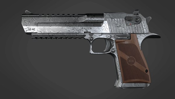modelo 3d Desert Eagle con modificaciones y máscaras - TurboSquid 1782568