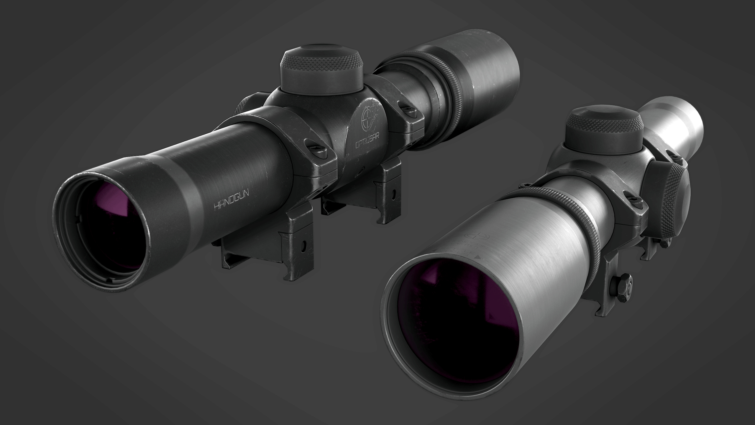 Desert Eagle with Modifications and Skins 3D model - TurboSquid 1782568