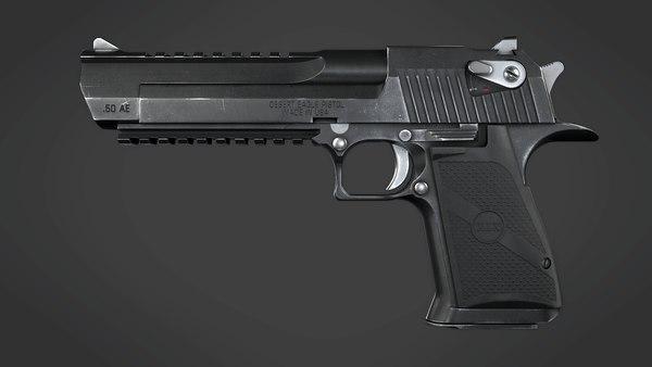 modelo 3d Desert Eagle con modificaciones y máscaras - TurboSquid 1782568