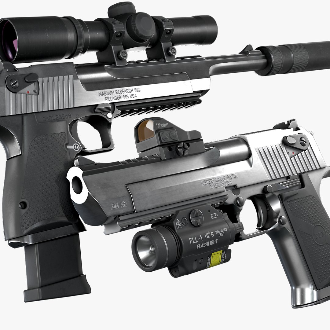 desert eagle with laser