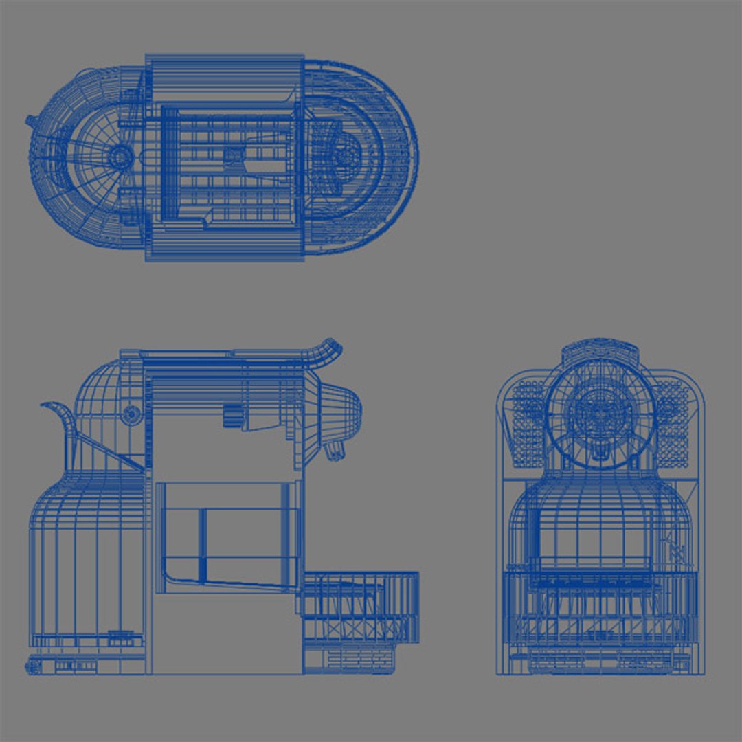 Nespresso Coffee Machine 3d Model