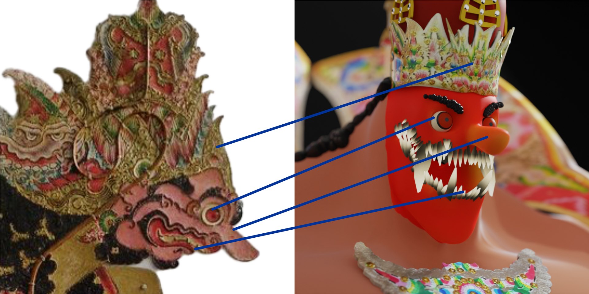 3D Rahwana Character Dewanagari Ravana Dasamuka - TurboSquid 2211086