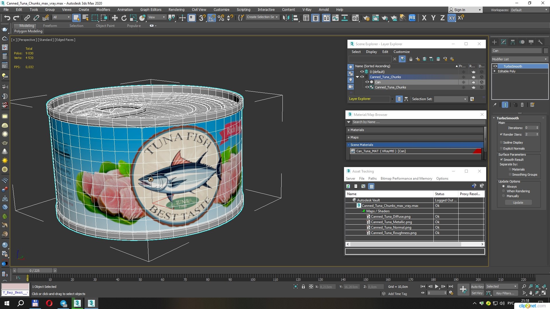 3D Canned Tuna Chunks - TurboSquid 2264403