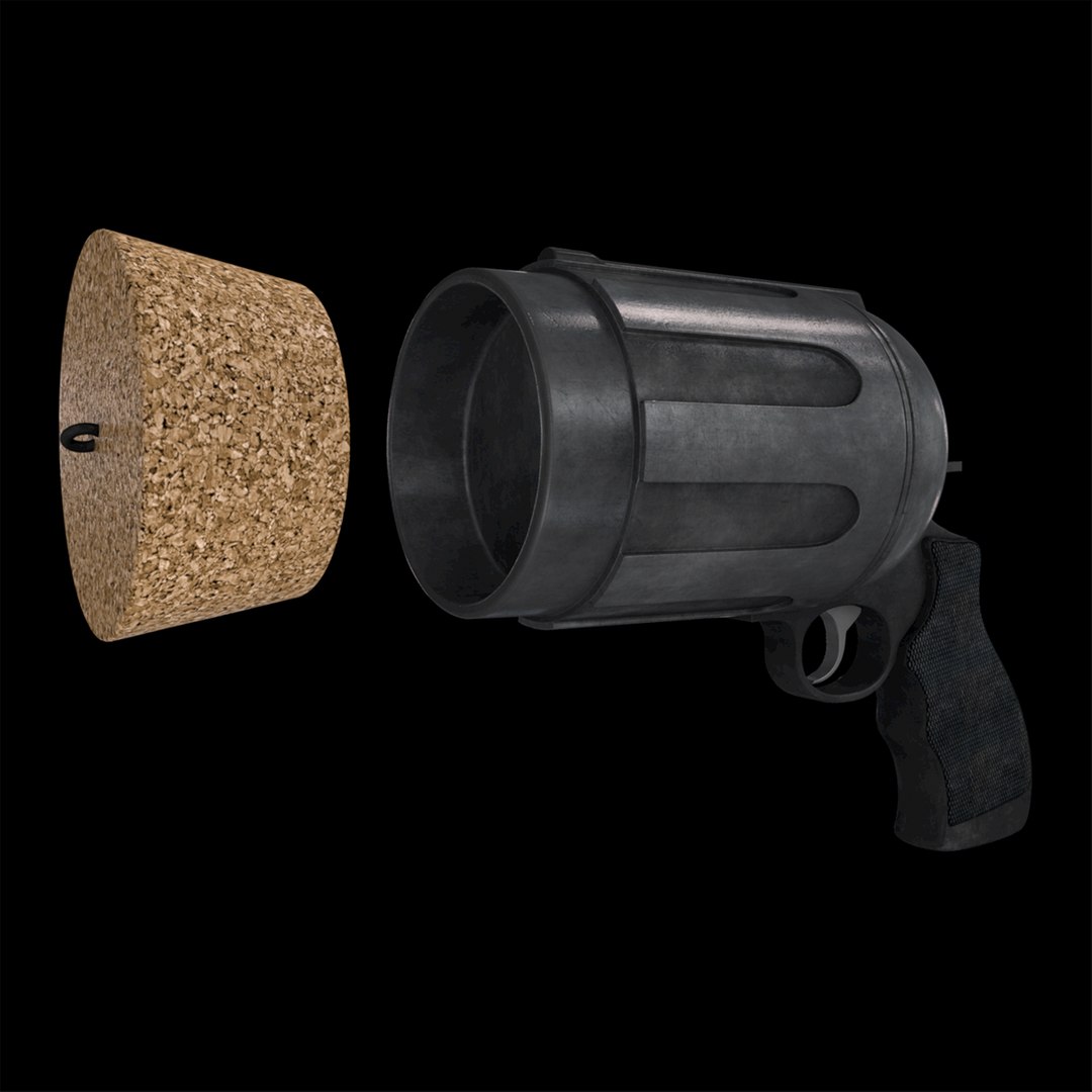 3d Cork Gun