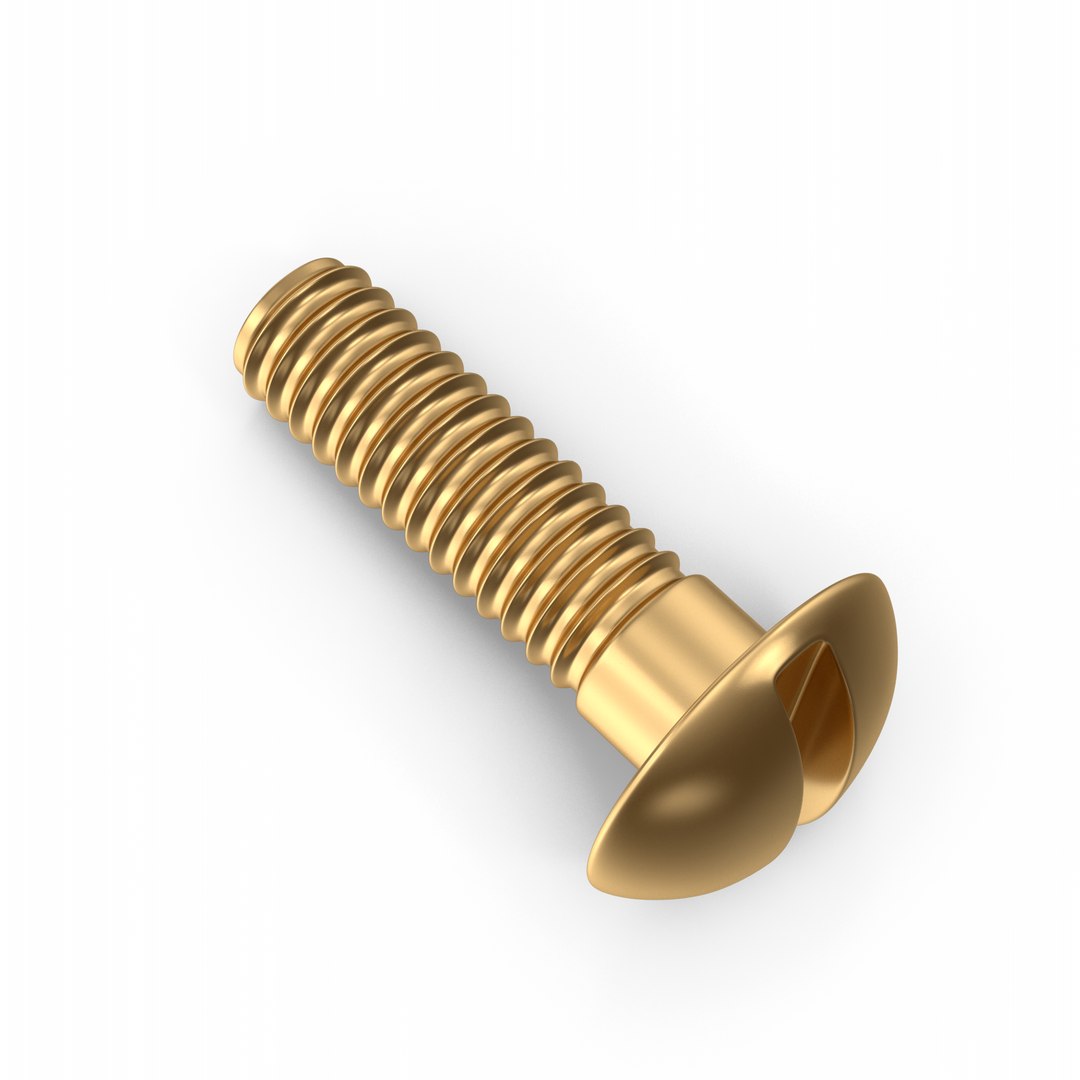 3D Model Gold Bolt - TurboSquid 2129200
