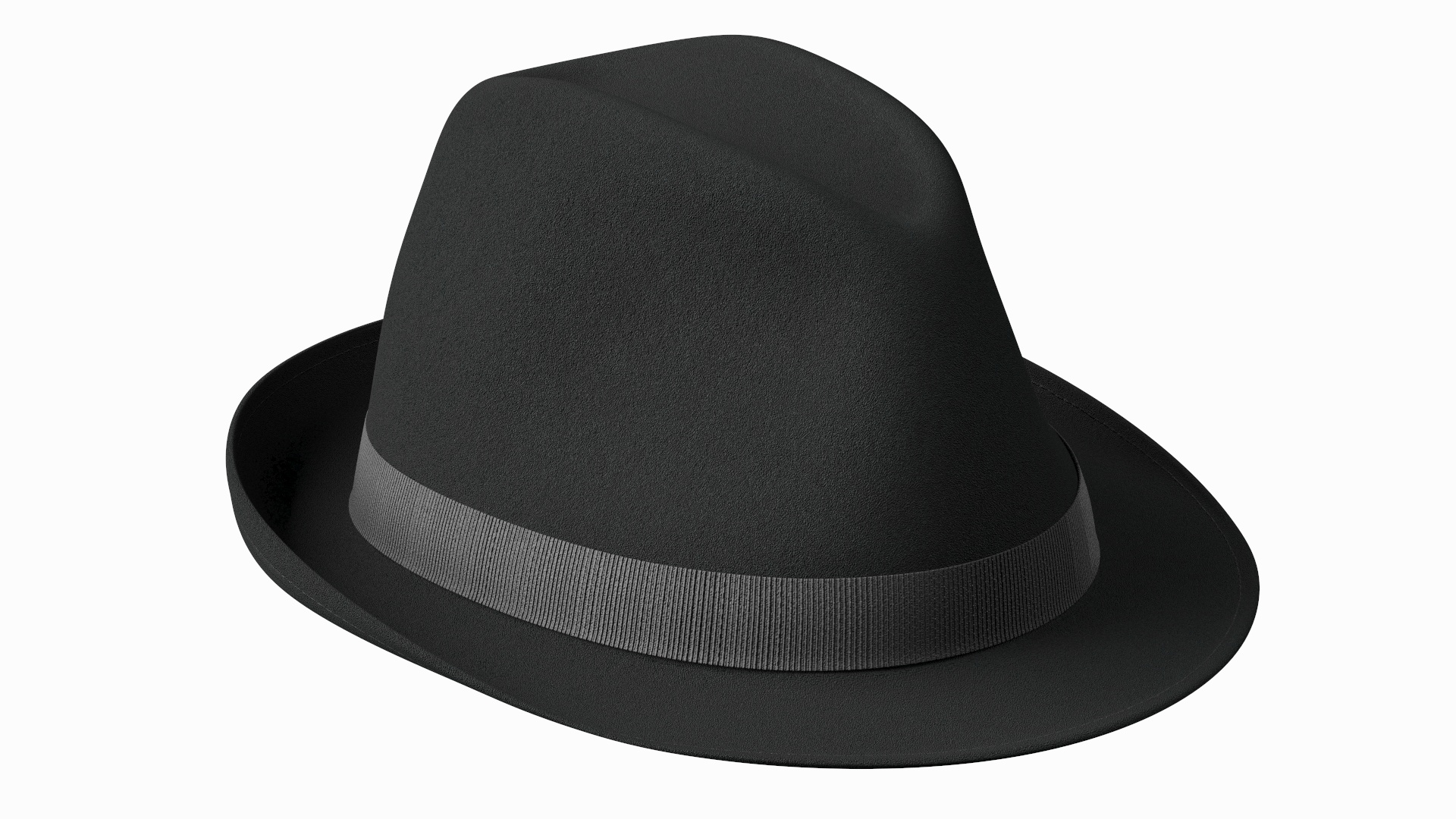 Black Fedora Hat 3D Model - TurboSquid 2147317