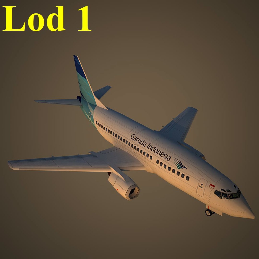 3d model boeing 737-500 gia