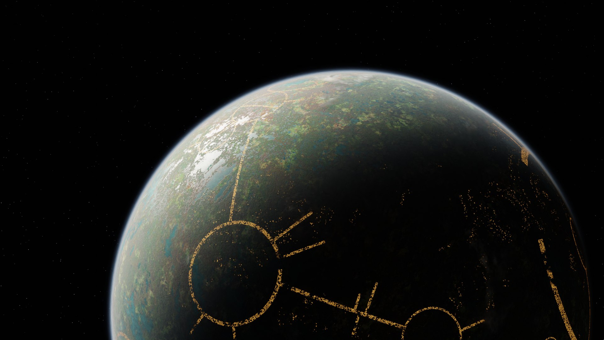 3D 8K Fictional Megacity Planet 6 - TurboSquid 1931311