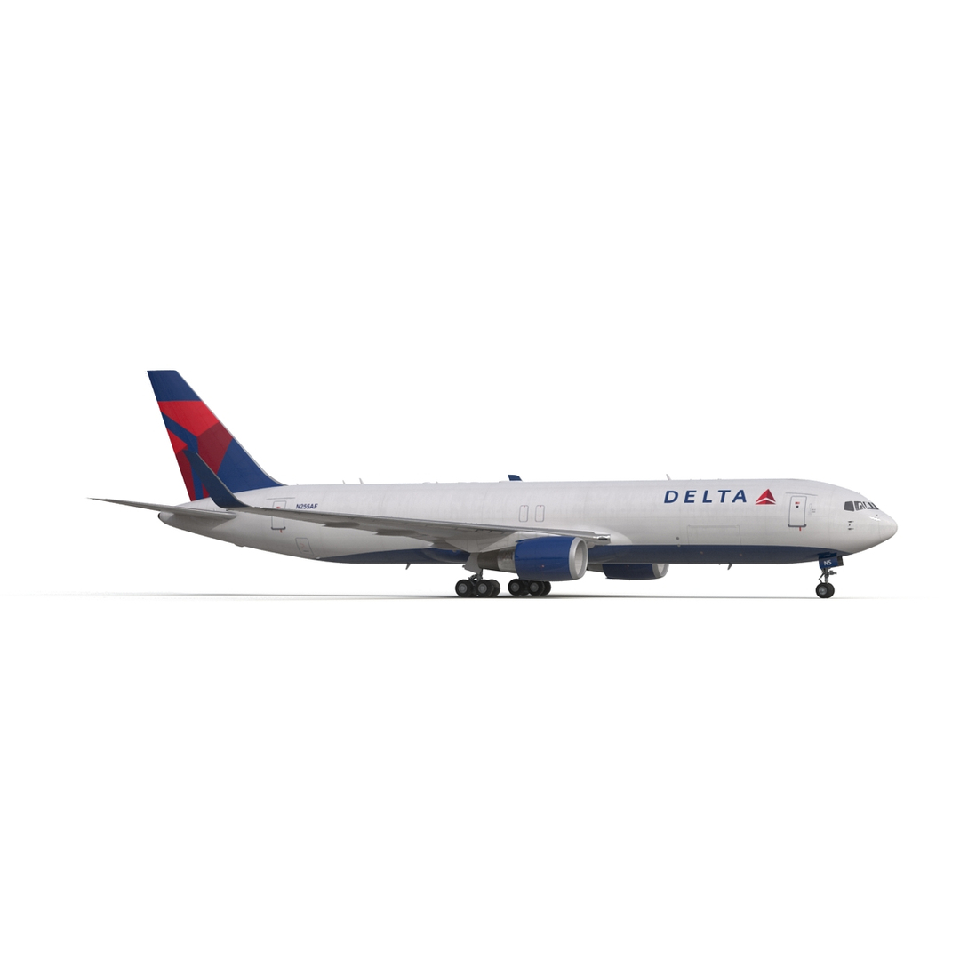 3d model boeing 767-300f delta air lines