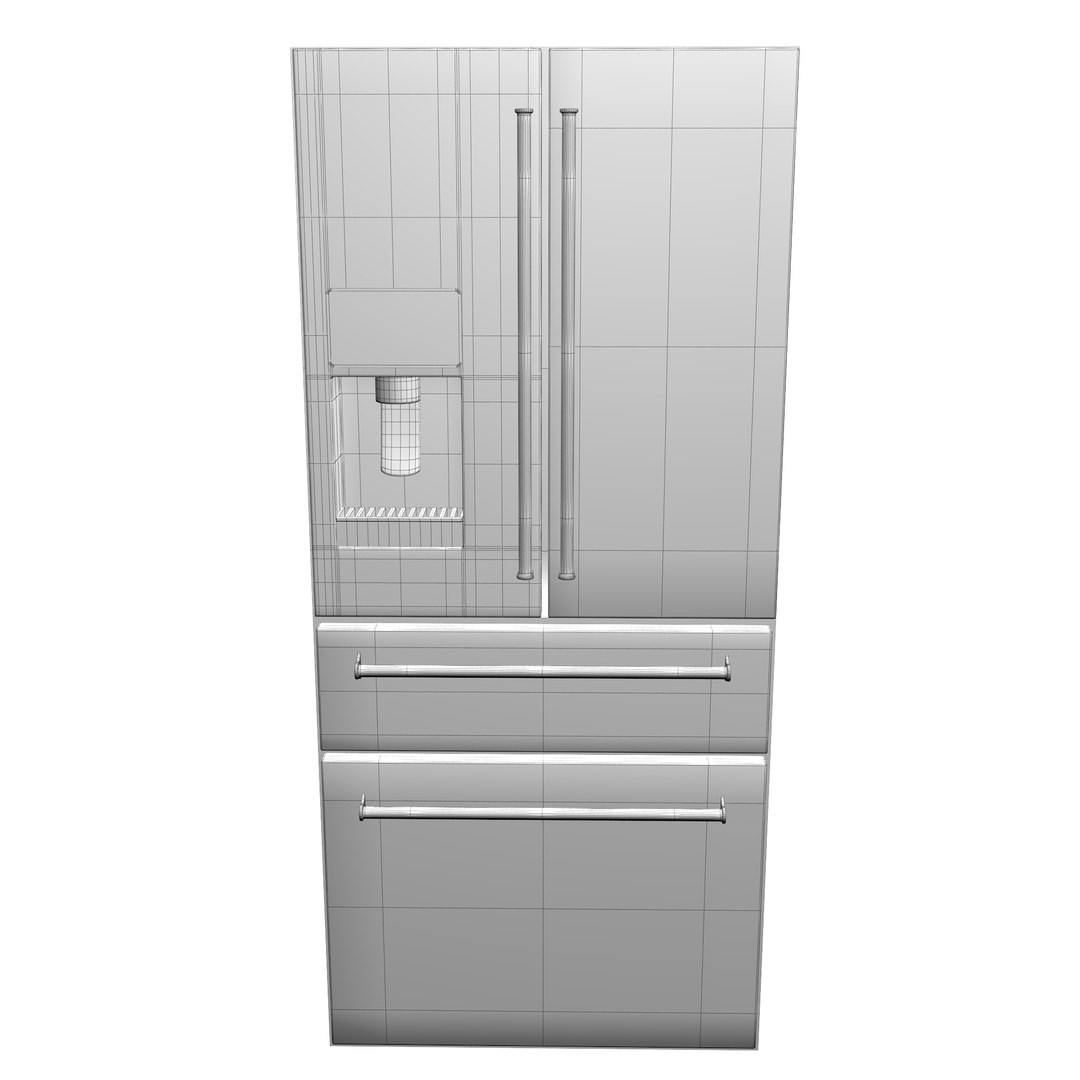 Refrigerator Design Kitchen 3D - TurboSquid 1156508