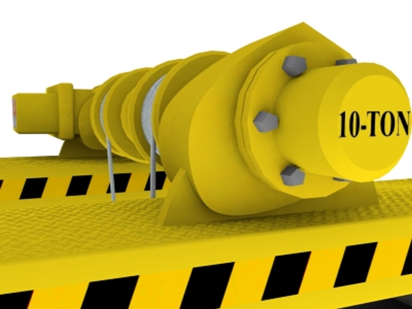 Industrial Bridge Crane 3d Model