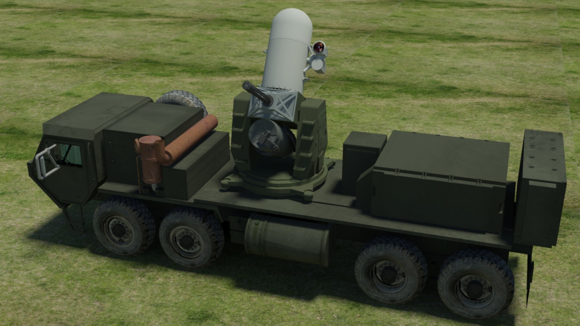 Hemtt M977 Phalanx Weapon 3D - TurboSquid 1467576