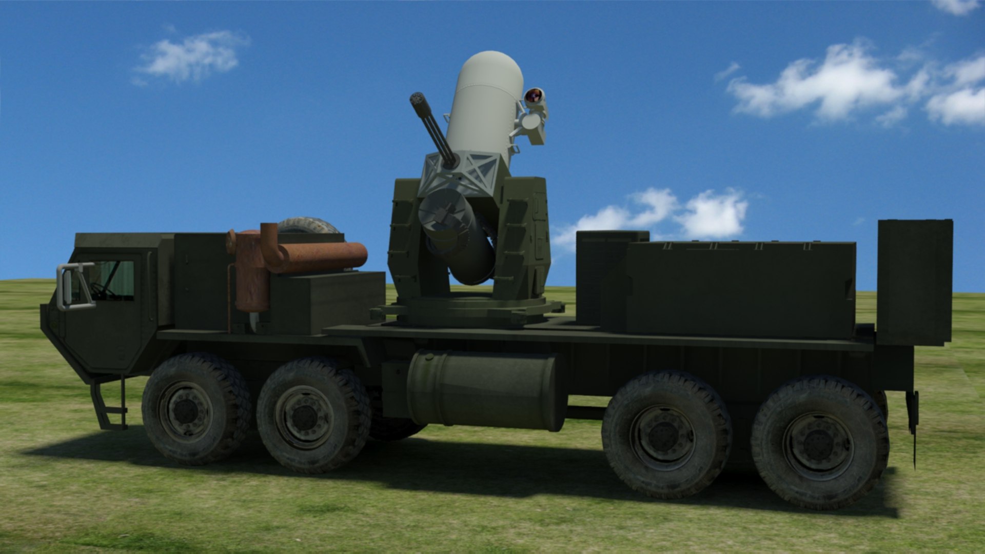 Hemtt M977 Phalanx Weapon 3D - TurboSquid 1467576