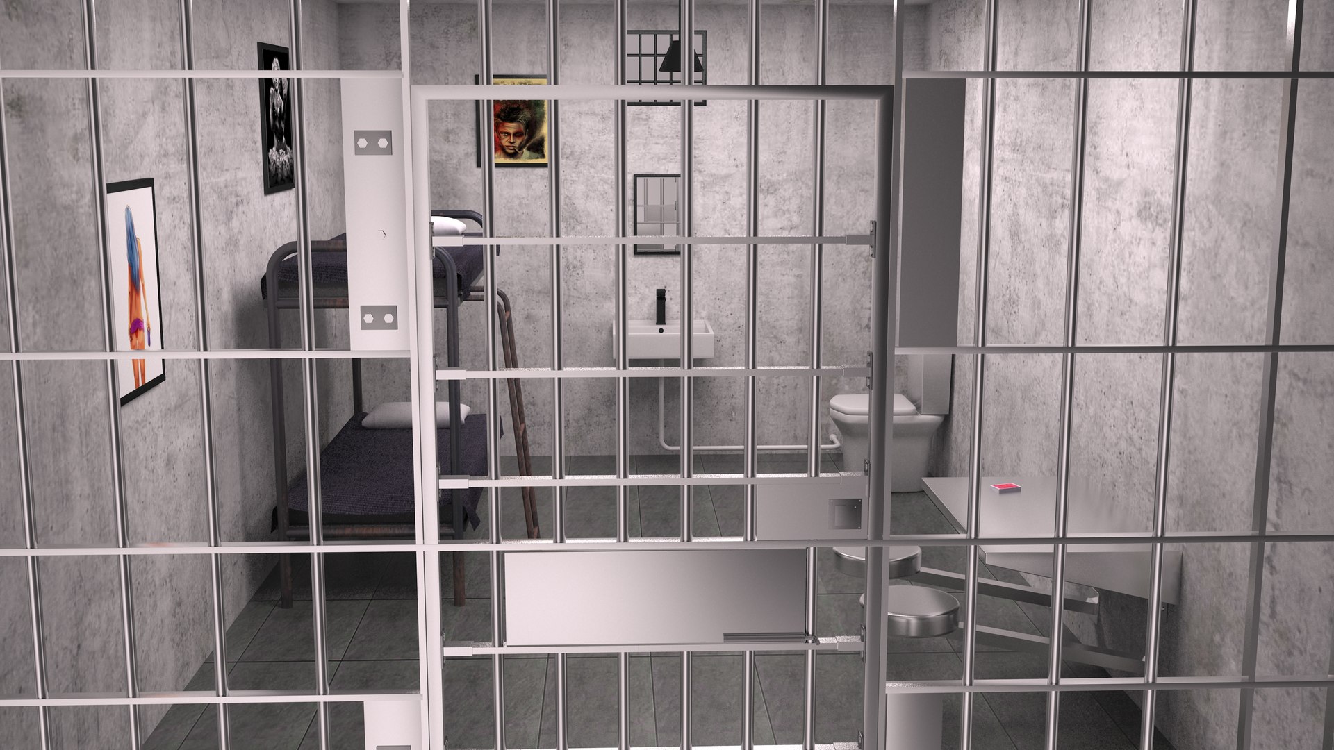 3D Prison Cell - TurboSquid 2030502