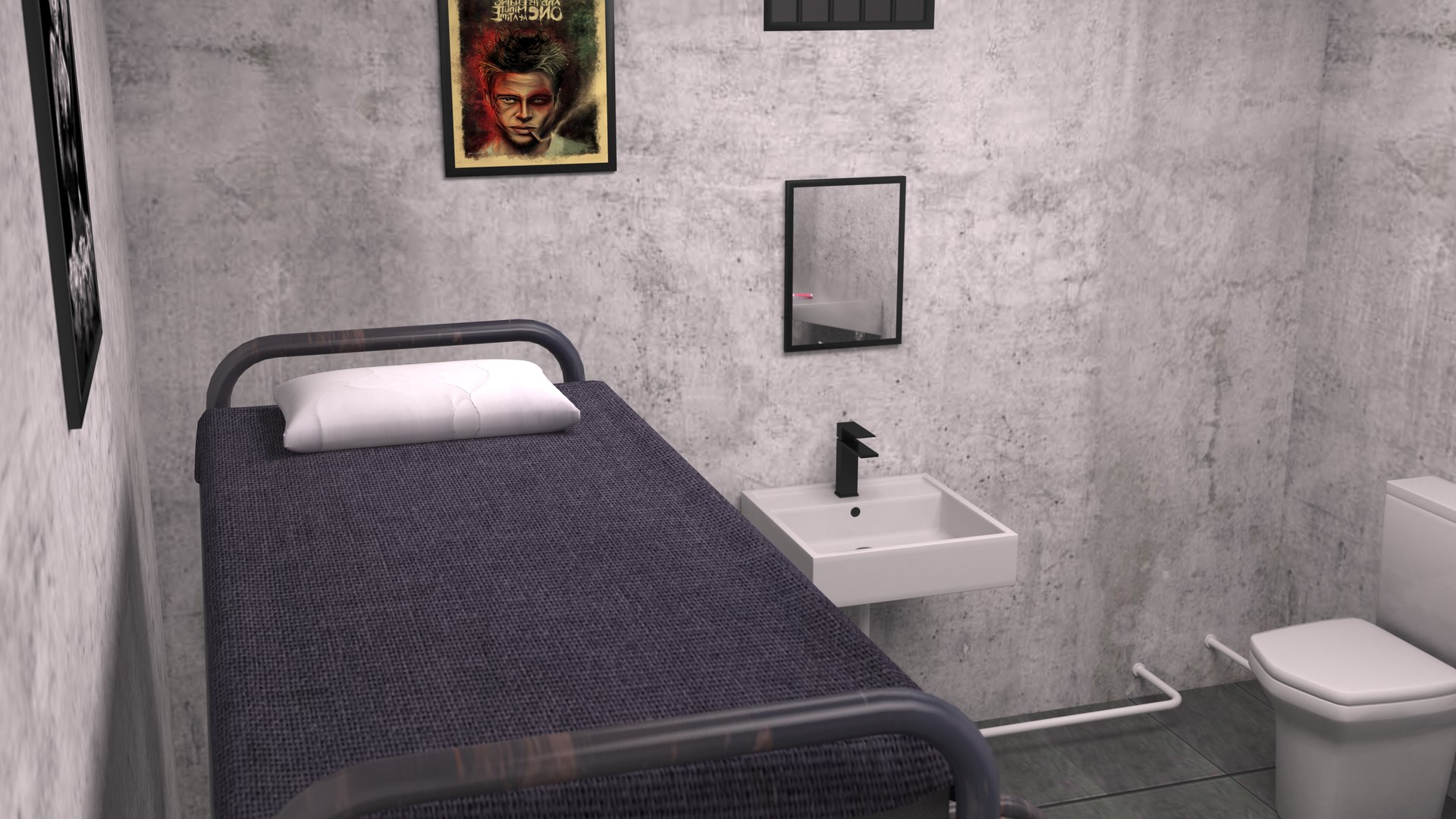 3D Prison Cell - TurboSquid 2030502